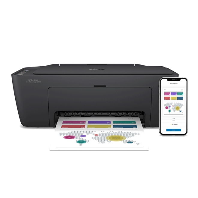 Impressora Multifuncional HP DeskJet Ink Advantage 277 Multisom