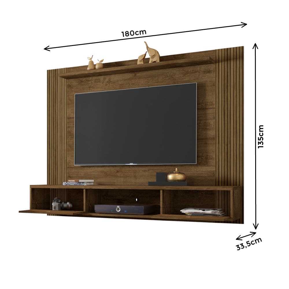 Painel para TV até 65 Polegadas 1,8m Bechara Ametista | Schumann