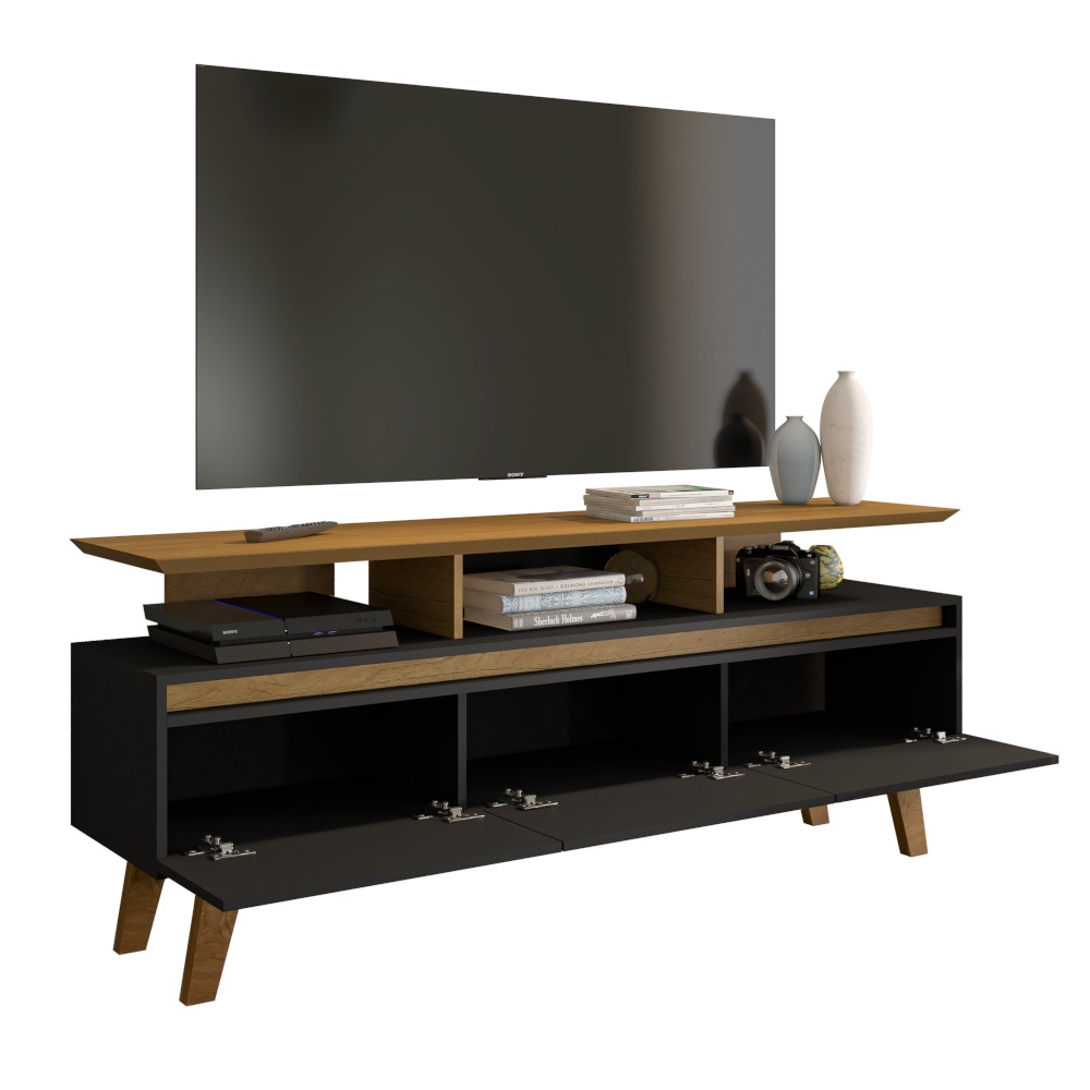 Rack para TV até 65 Polegadas 1,6m Bechara Rubi | Schumann