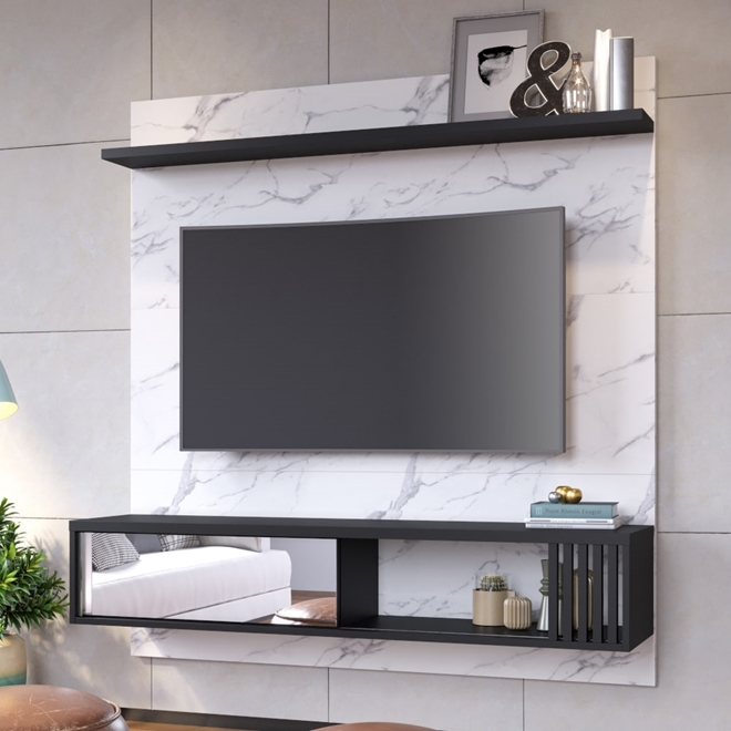 Painel para TV até 55 Polegadas 1,36m com Espelho Coli | Schumann
