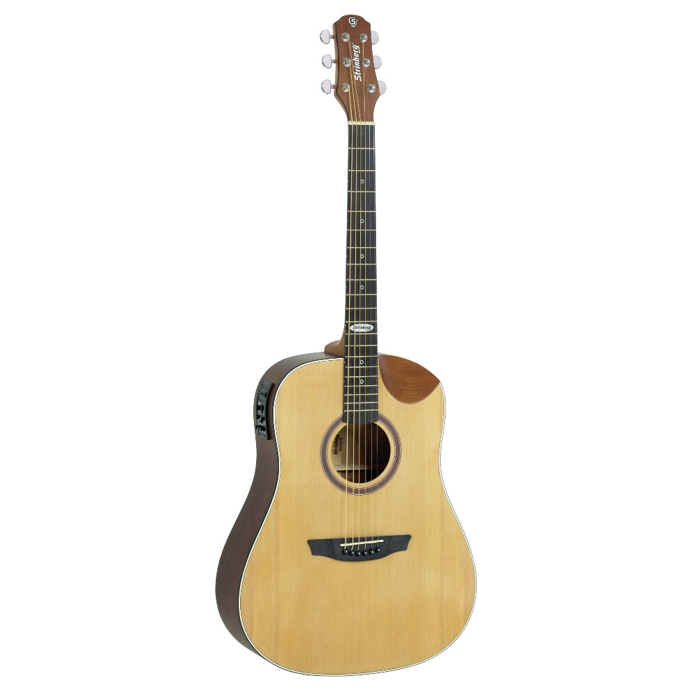 Violão Folk Strinberg SD201HC Elétrico Cordas de Aço c Multisom