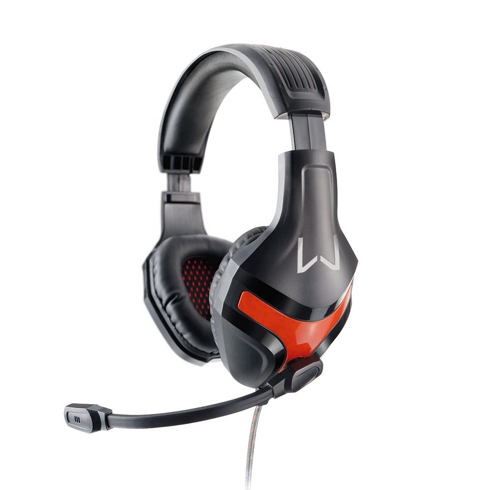 Headset Gamer Warrior Multilaser PH101 Harve Vermelho Multisom