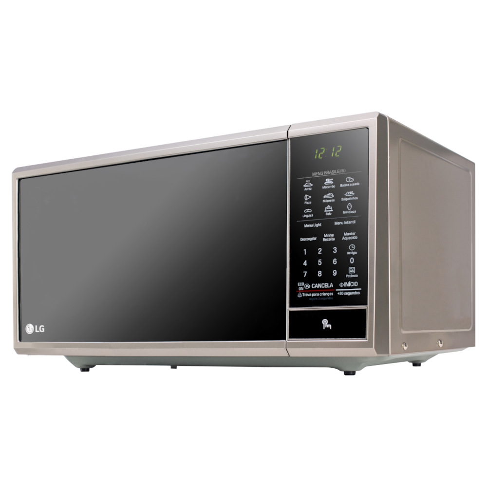 Micro-ondas Espelhado LG MS3095LR 30 Litros Prata/Espe | Schumann