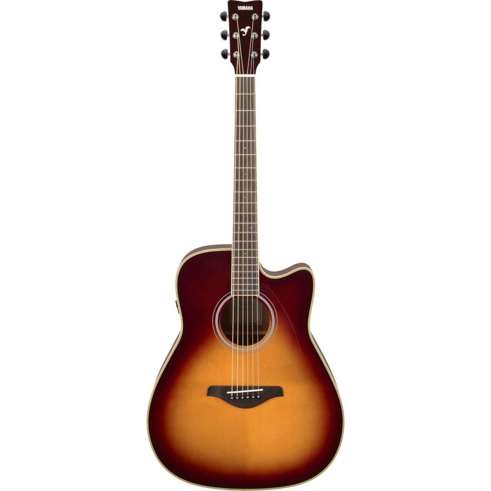 Violão Folk Yamaha FGC-TA TransAcoustic Cordas de Aço Multisom
