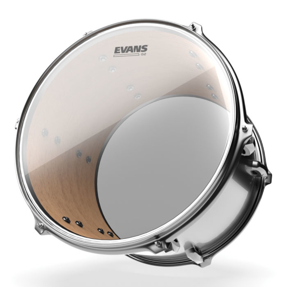 Pele p/ Bateria Transparente 16” Evans Genera G2 TT16G | Schumann