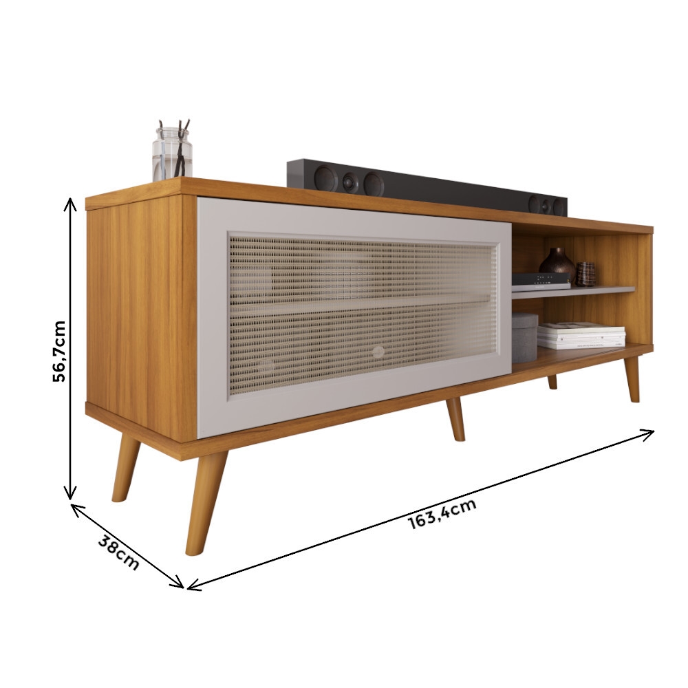 Rack para TV até 60 Polegadas 1,63m Notável 1175 | Schumann