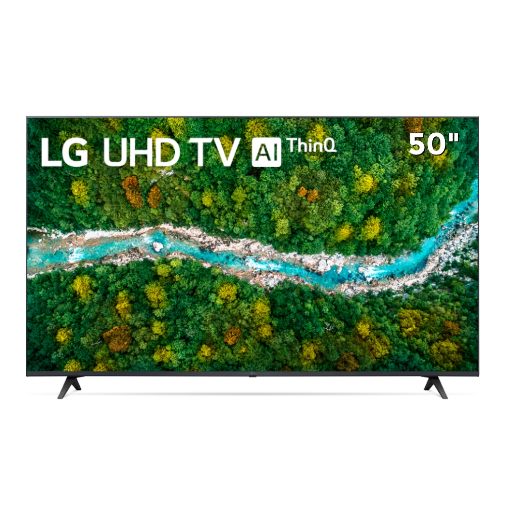 Smart TV 4K 50” LG LED UHD UP7750 WiFi Bluetooth Thinq | Schumann