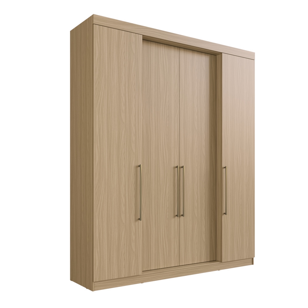 Guarda-Roupa Casal 4 Portas 4 Gavetas Édez PH1717 | Schumann
