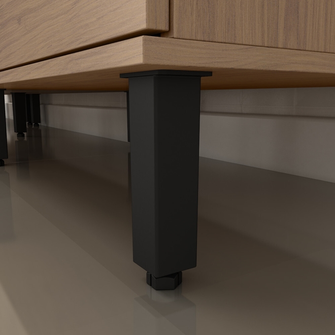 Cozinha Completa 12P 7G Visão Moveis Habitat - Nogal/A | Schumann