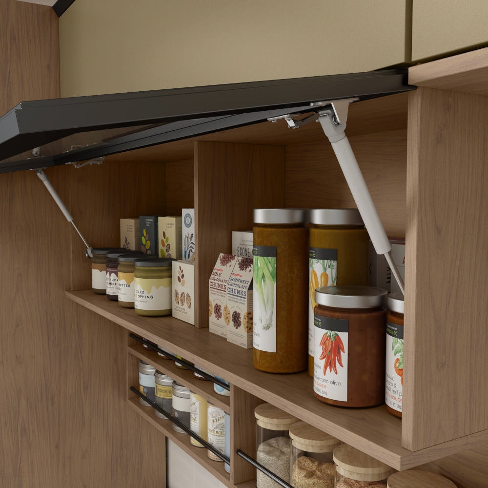 Cozinha Completa 12P 7G Visão Moveis Habitat - Nogal/A | Schumann