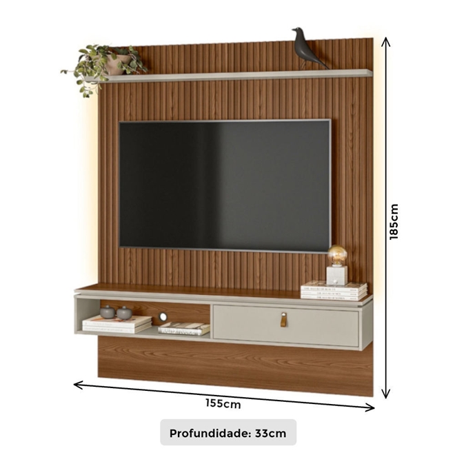 Painel para TV até 65 Polegadas com LED 1,55m Linea Br | Schumann