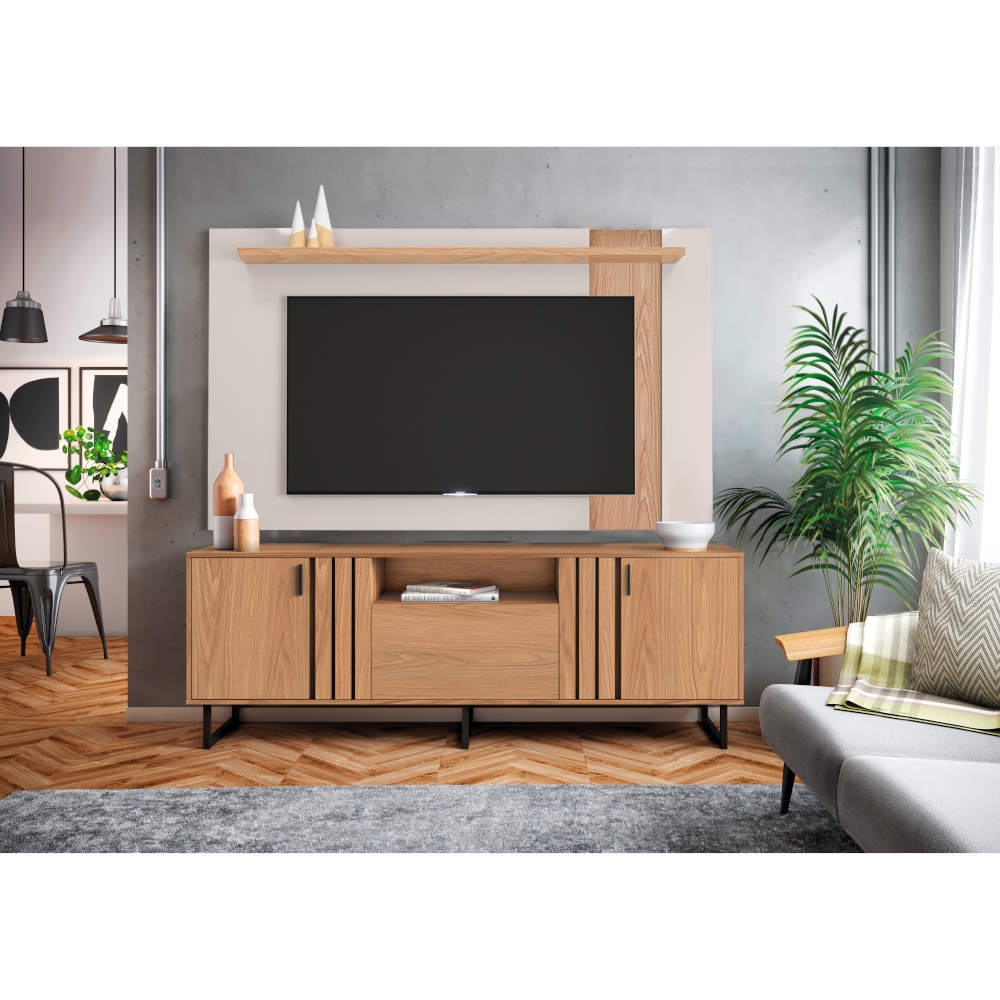 Rack Juruá com Painel Leme para TV até 70 Polegadas Co | Schumann