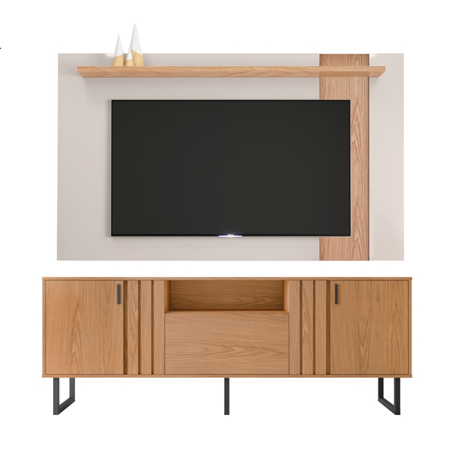 Rack Juruá com Painel Leme para TV até 70 Polegadas Co | Schumann