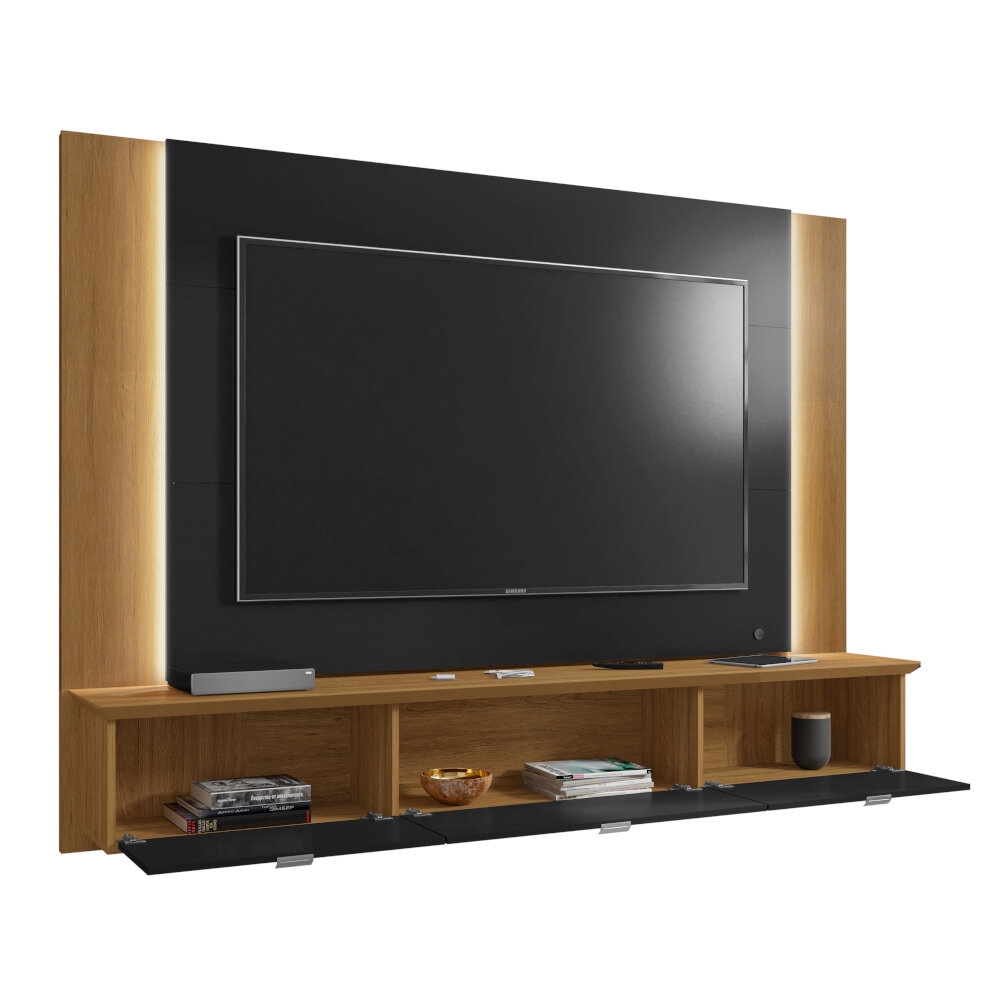 Painel para TV até 70 Polegadas 2m com Led Bechara Qat | Schumann