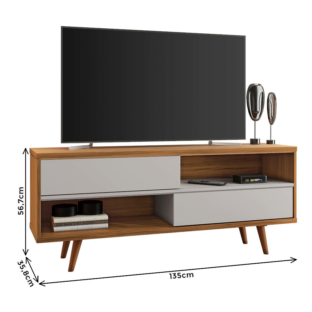 Rack para TV até 50 Polegadas 1,35m Notável NT 1180 | Schumann