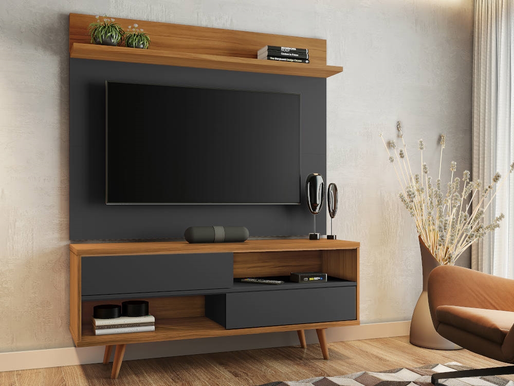 Rack C/Painel P/TV até 50 Polegadas Notavél NT-Pt tx/F | Schumann