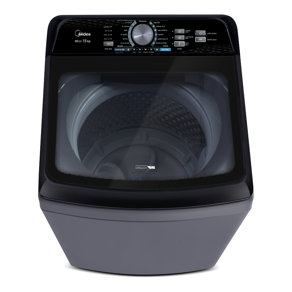 Lavadora de Roupas Midea 13Kg MA500W13 Top Load com Si Multisom