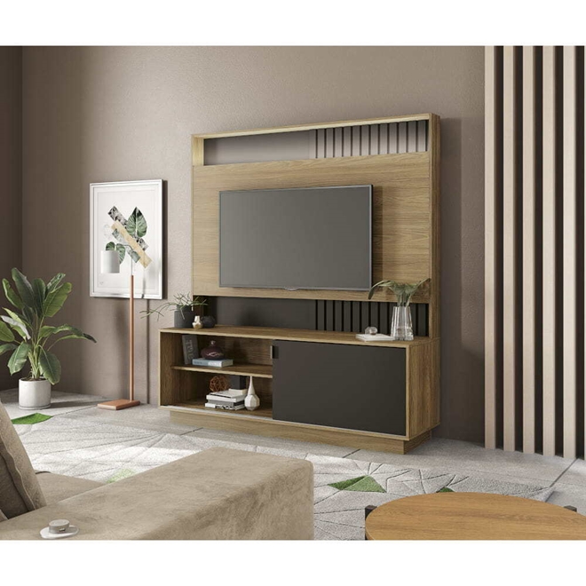 Estante Home para TV até 65 Polegadas 1,6m 1 Porta e 1 | Schumann