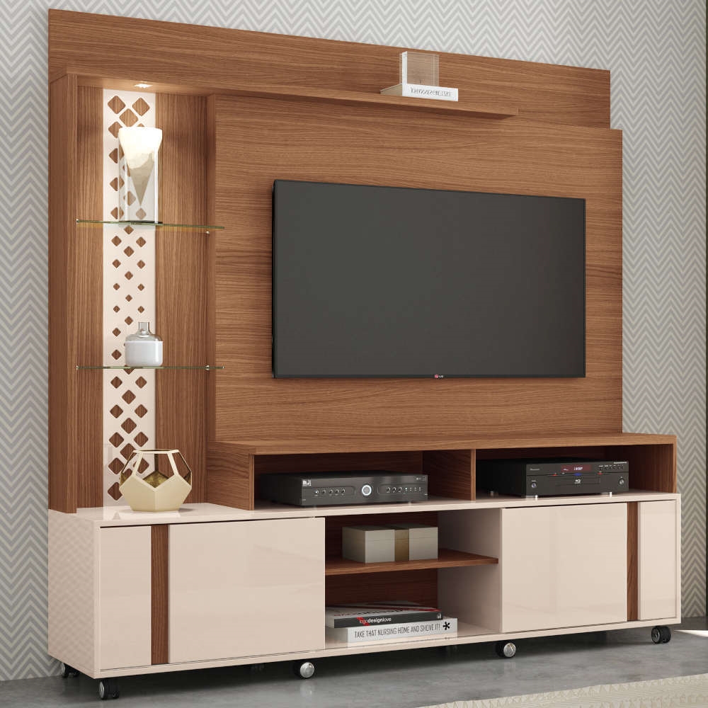 Estante Home para TV até 55 Polegadas 1,8m 2 Portas HB | Schumann