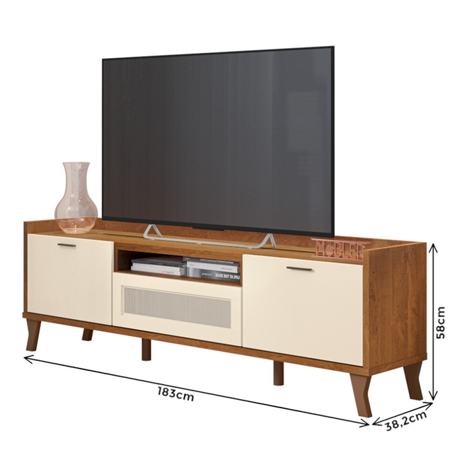 Rack para TV até 75 Polegadas 1,83m Mobler Arcade | Schumann