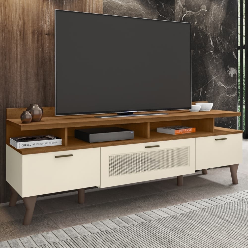 Rack para TV até 75 Polegadas 1,60m Mobler Arcade | Schumann