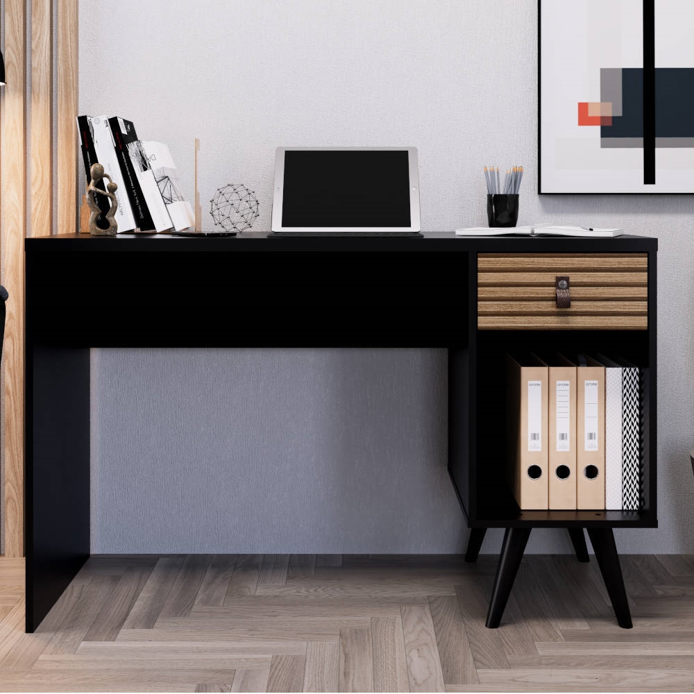 Escrivaninha 1 Gaveta Genialflex Amber | Schumann