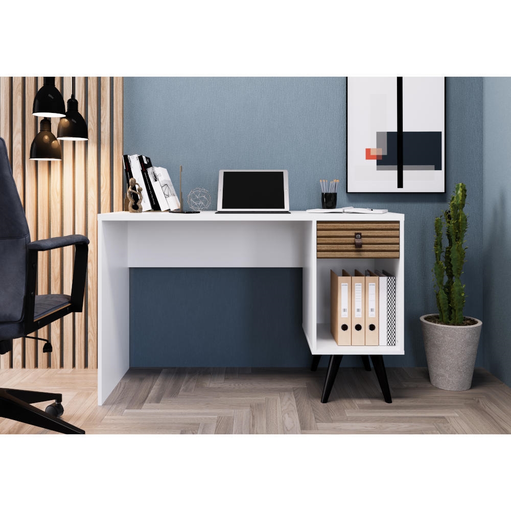 Escrivaninha 1 Gaveta Genialflex Amber | Schumann