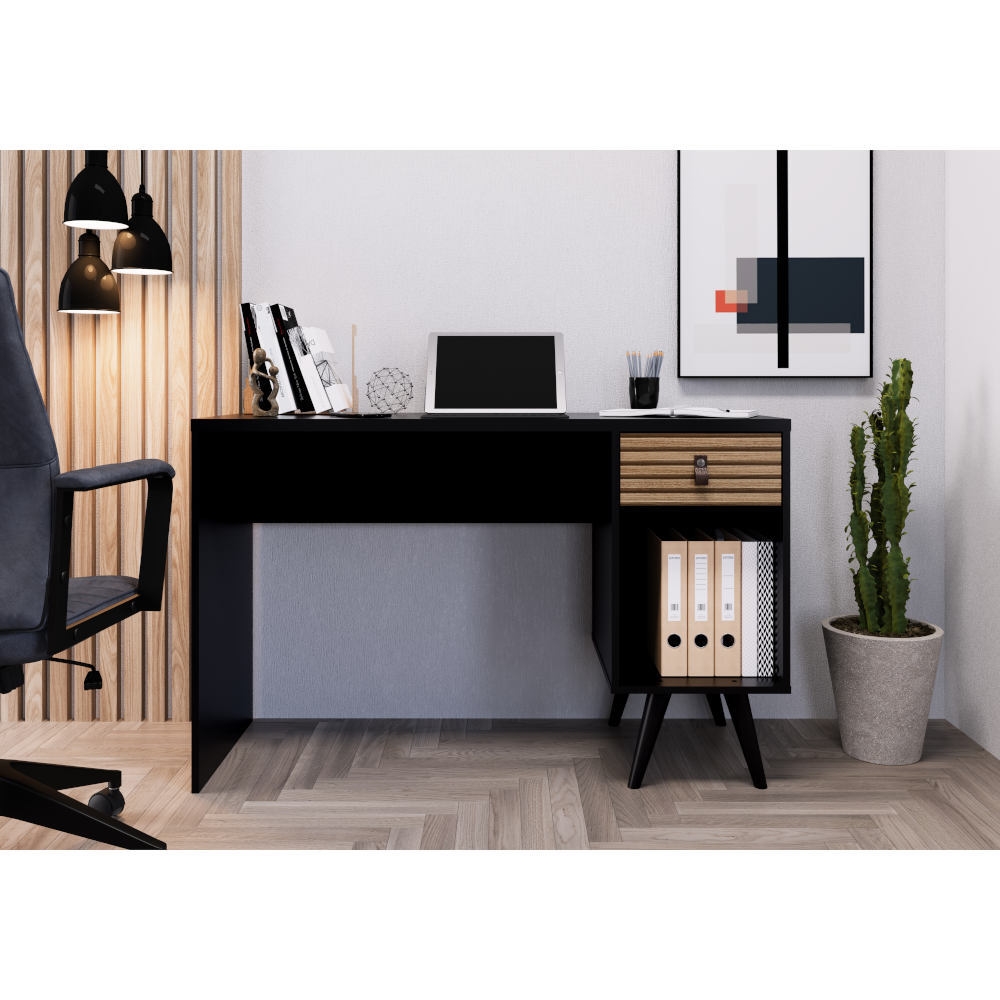 Escrivaninha 1 Gaveta Genialflex Amber | Schumann