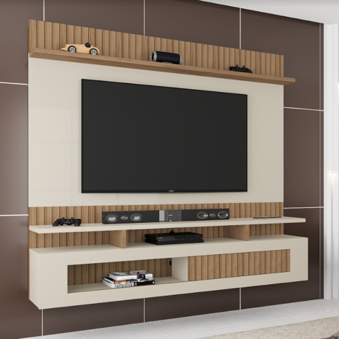 Painel para TV até 65 Polegadas 1,83m Flex Atualle San Multisom