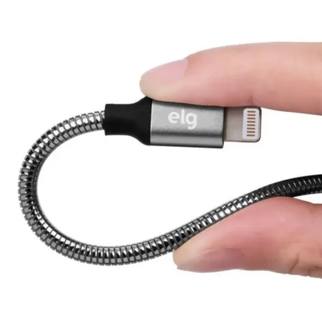 Cabo Micro USB 1 Metro ELG INX510GY - Cinza | Schumann