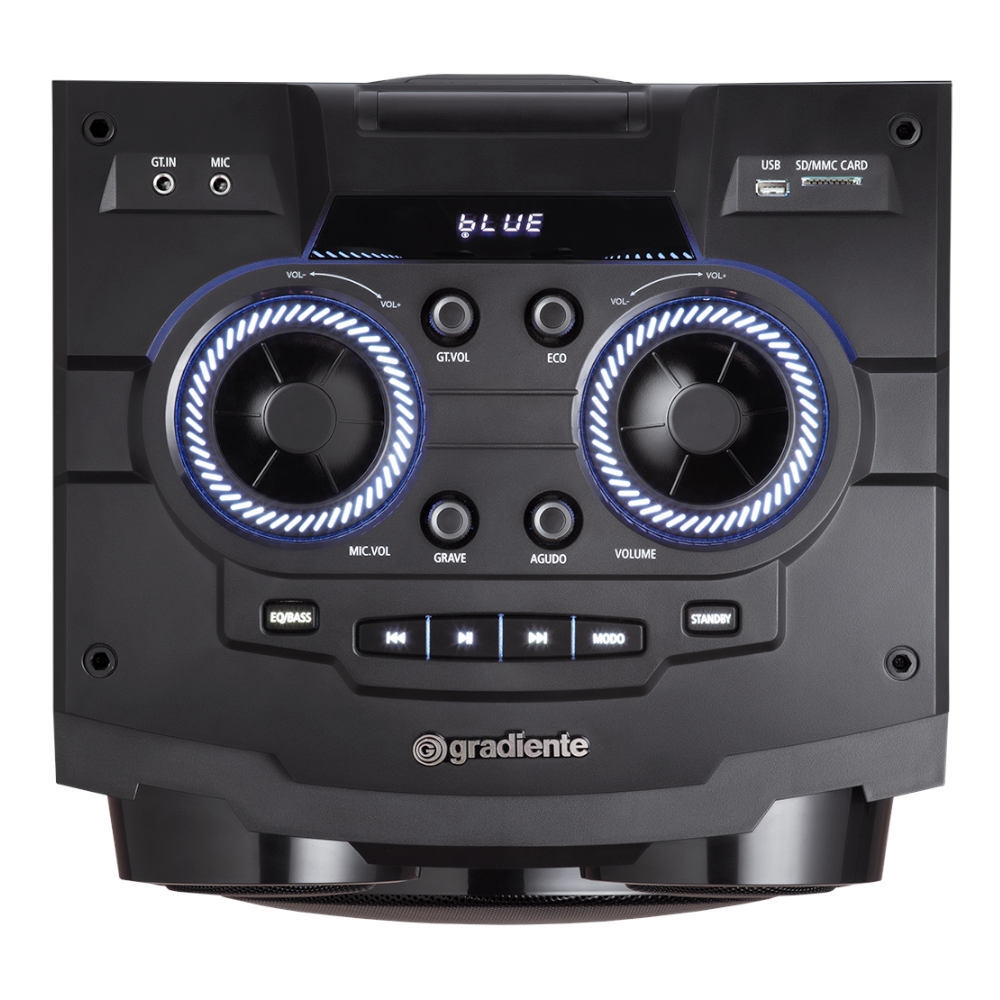 Caixa de Som Gradiente GDB12M 800W Preto - Bivolt Multisom