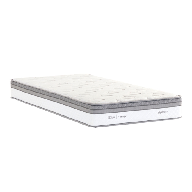 Colchão Solteiro Molas Bonnel Herval Idea C1601 - Cinz | Schumann