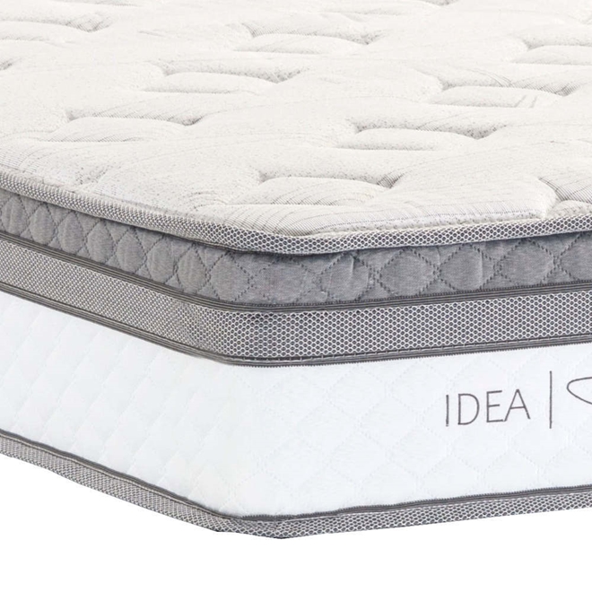 Colchão Solteiro Molas Bonnel Herval Idea C1601 - Cinz Multisom