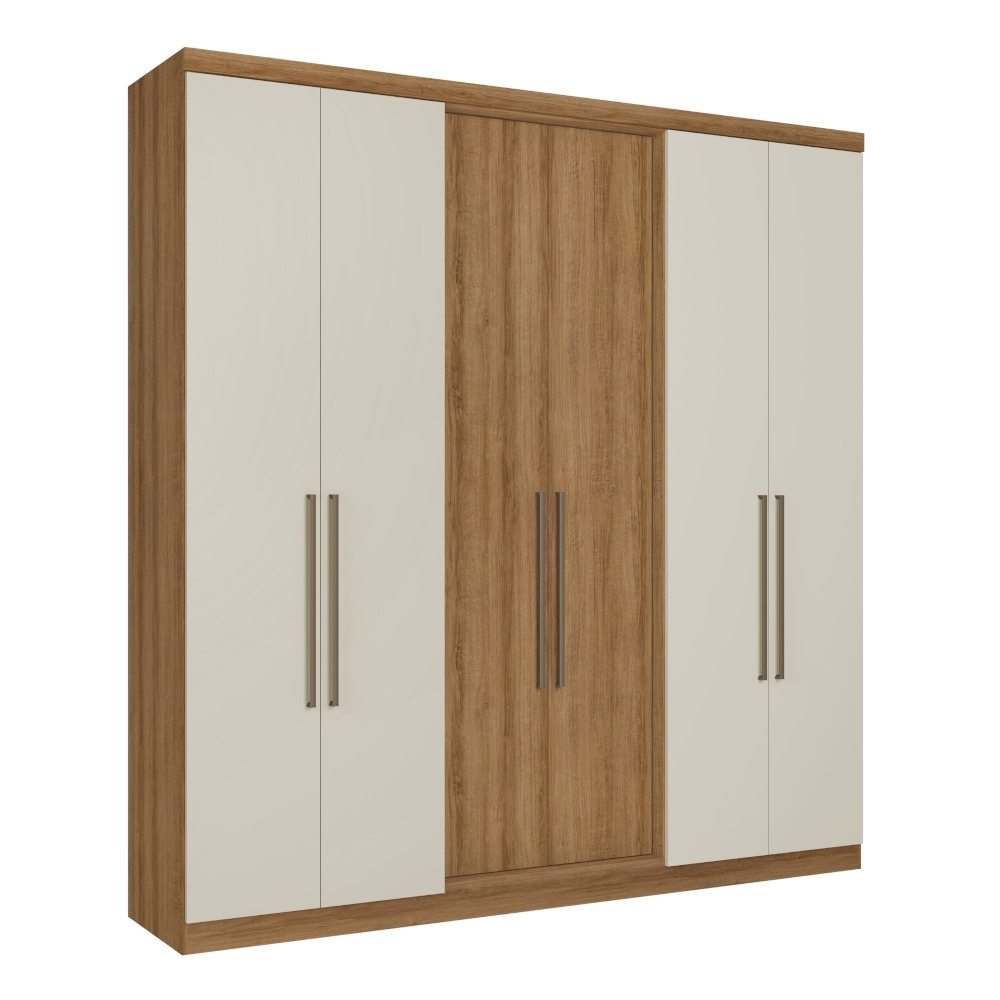 Guarda-Roupa Casal 6 Portas 2 Gavetas THB Presence | Schumann