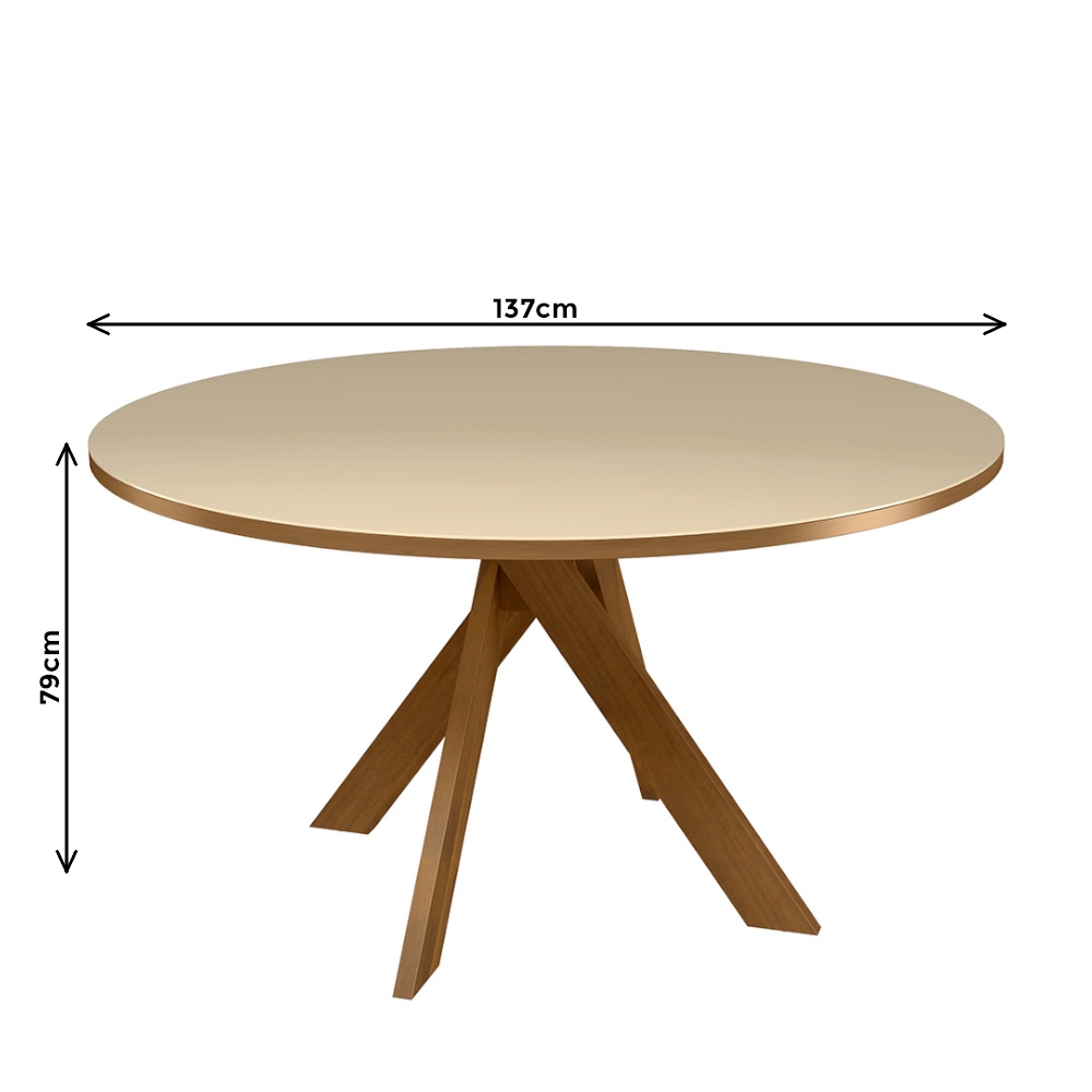 Conjunto Mesa de Jantar Mônaco c/ Vidro 6 Cad Madri Ma | Schumann