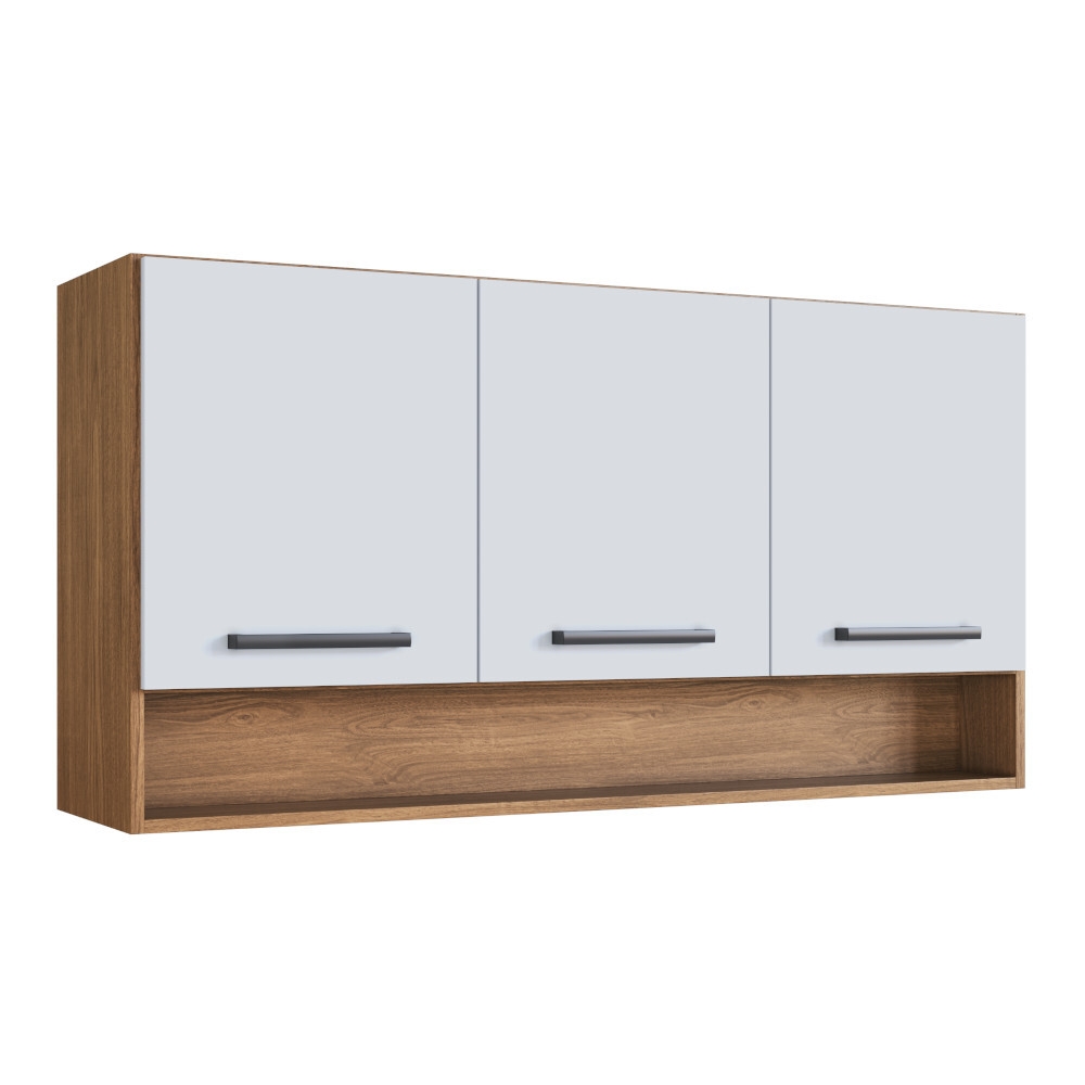 Armário Aéreo 120cm 3 Portas IRM Giovanna | Schumann