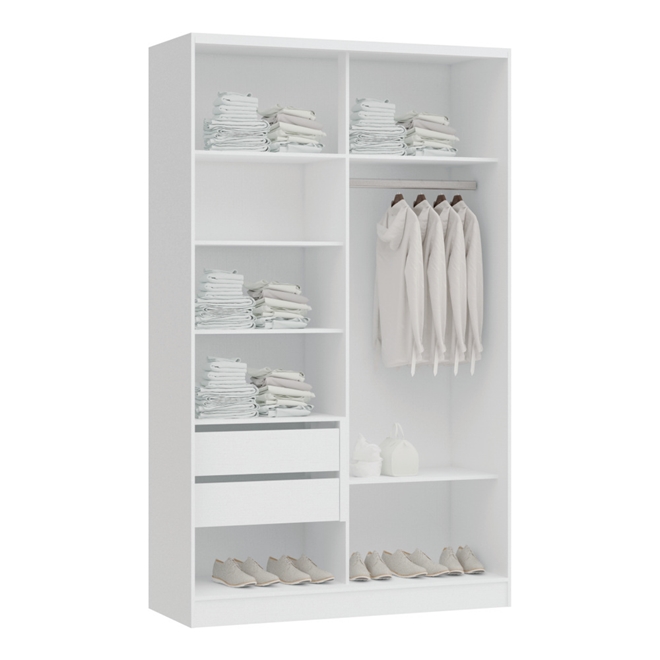 Guarda-Roupa Modulado 2 Portas de Correr 2 Gavetas Cas Multisom