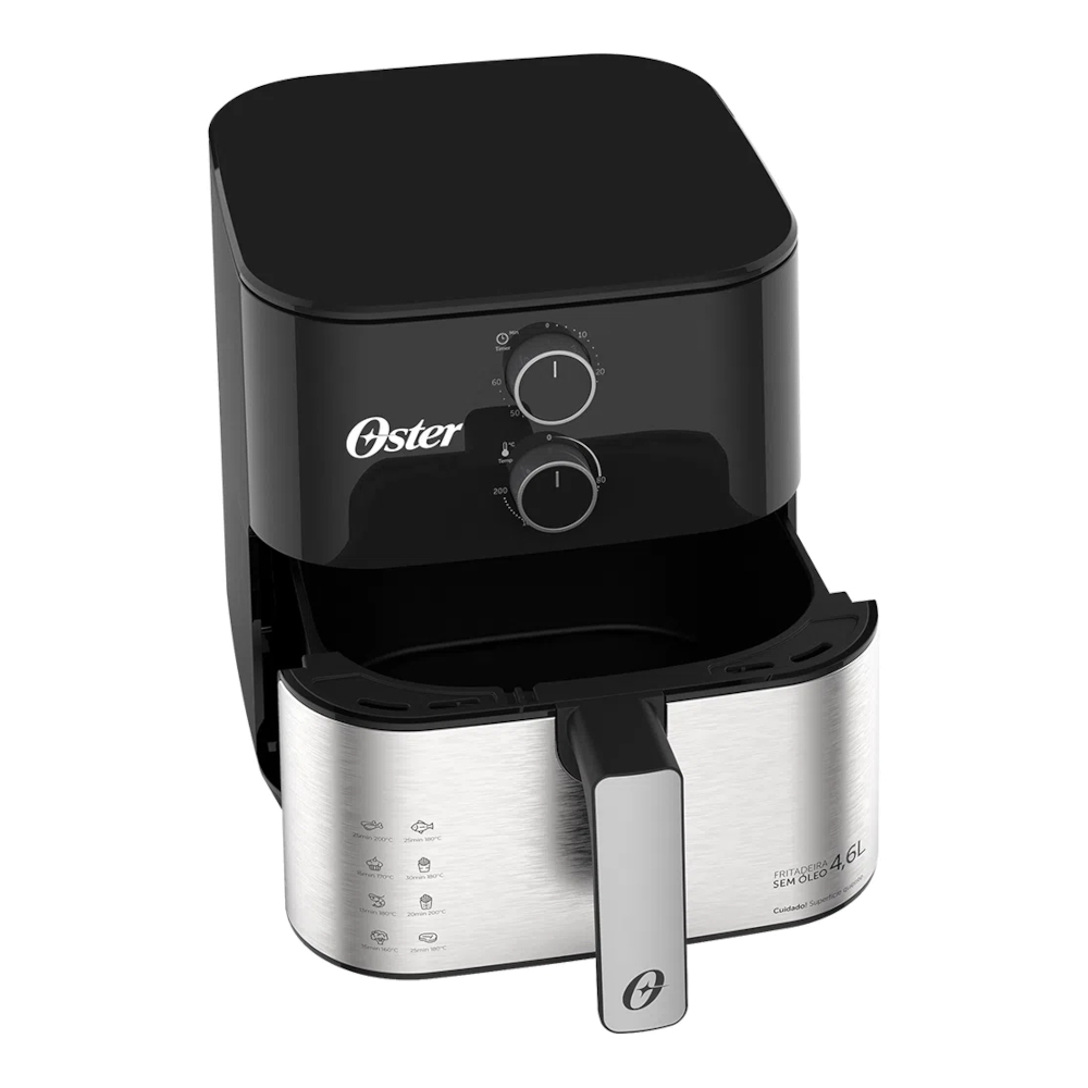 Fritadeira Air Fryer Oster OFRT520 4,6 Litros 1500W Pr | Schumann
