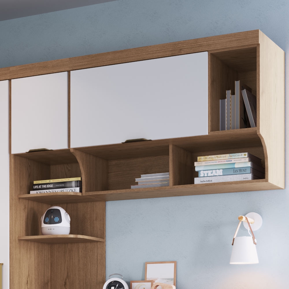 Quarto Modulado Solteiro 6 Peças Castro Infinity | Schumann