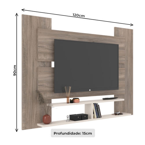 Painel para TV até 40 Polegadas 1,2m J Carvalho Orland Multisom