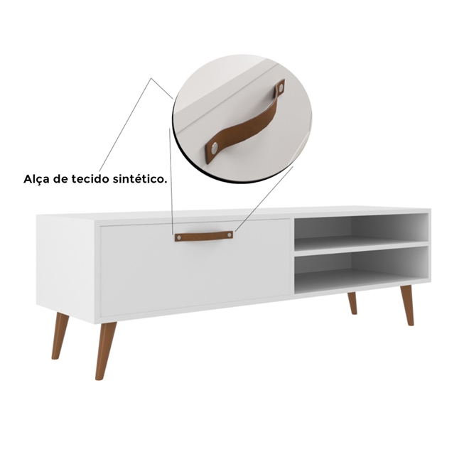 Rack para TV até 55 Polegadas 1,2m J Carvalho Miami Multisom