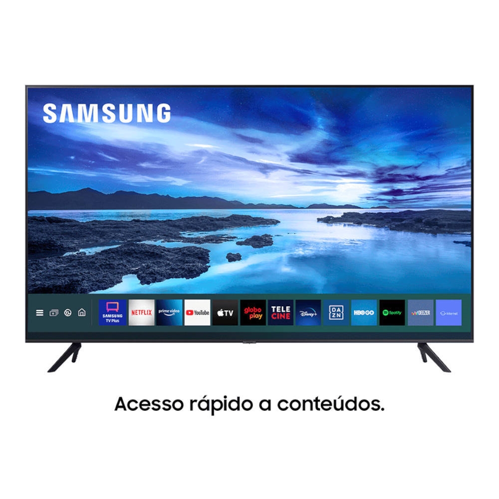 Smart TV 75" Samsung LED UHD UN75AU7700GXZD Dolby Plus | Schumann