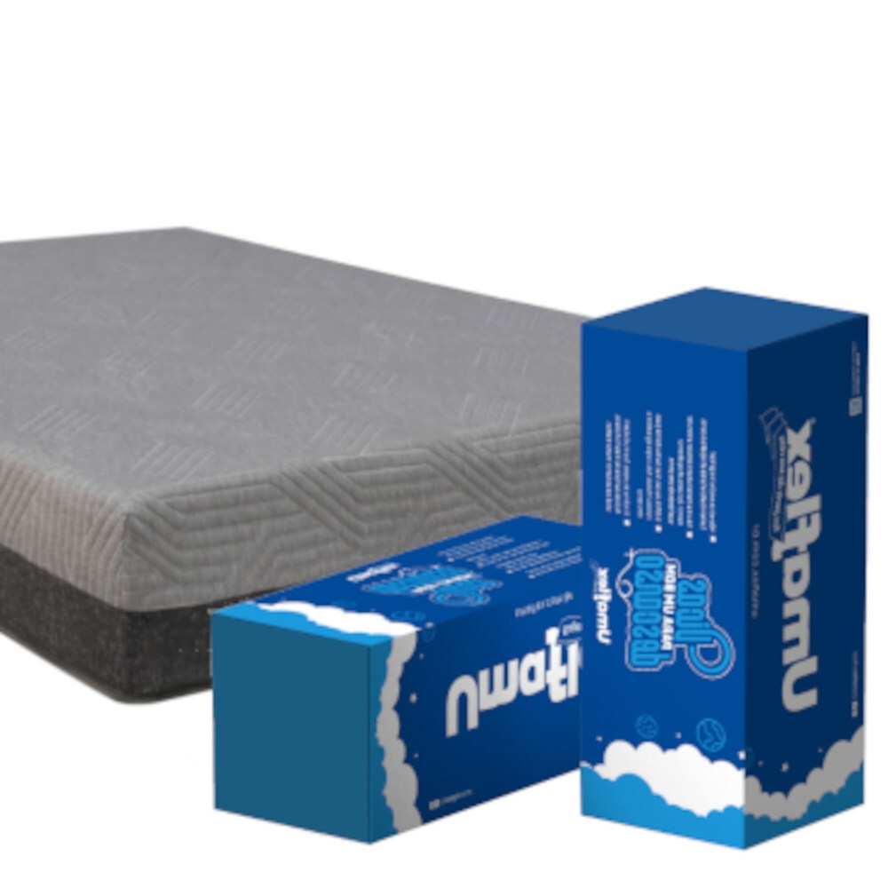 Colchão Queen Espuma D28 Umaflex Fit Visco Cinza | Schumann