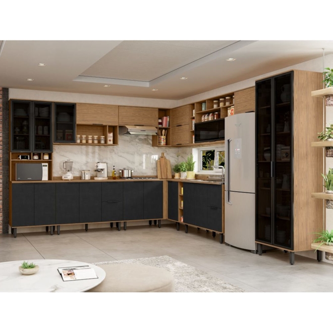 Cozinha Completa 20 Portas e 6Gavetas MDF MX Móveis To | Schumann