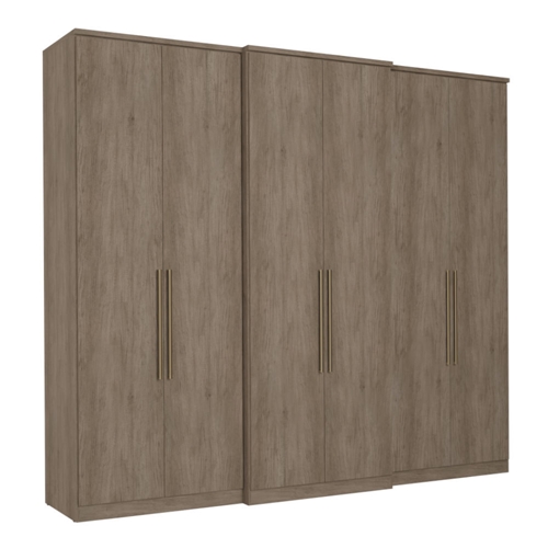 Guarda-Roupa Casal 6 Portas 4 Gavetas THB Baviera | Schumann
