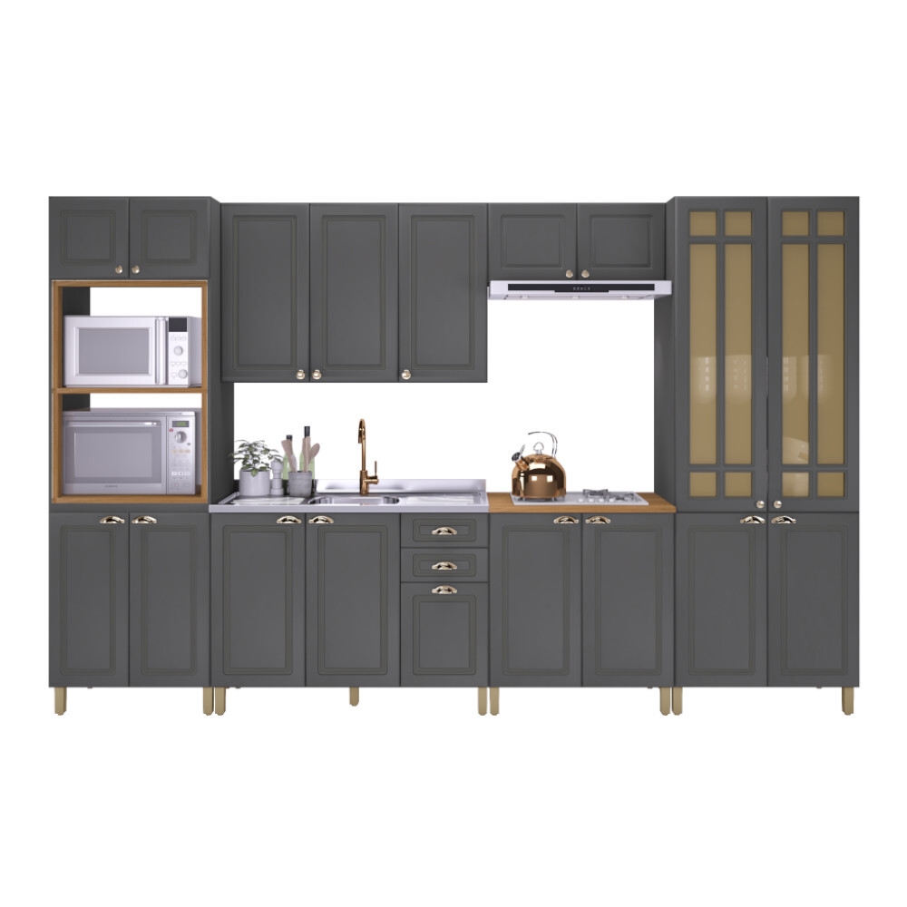 Cozinha Completa 18 Portas 2 Gavetas Indekes Firenze | Schumann