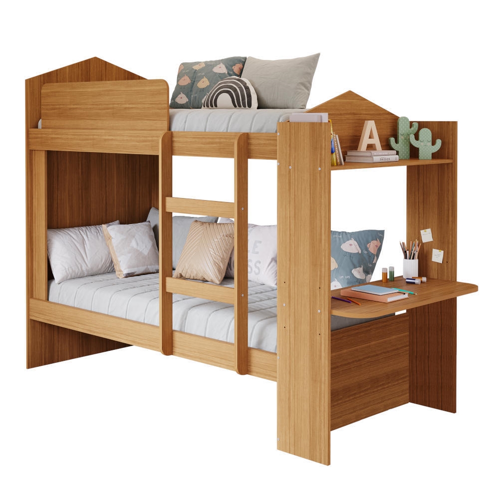 Beliche 100% MDF com Pés e Escrivaninha Cimol Duda | Schumann