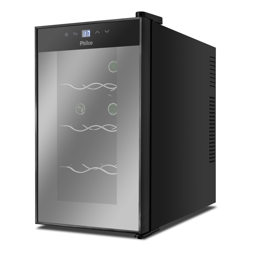 Adega Philco 8 Garrafas PAD8E Cinza – Bivolt | Schumann