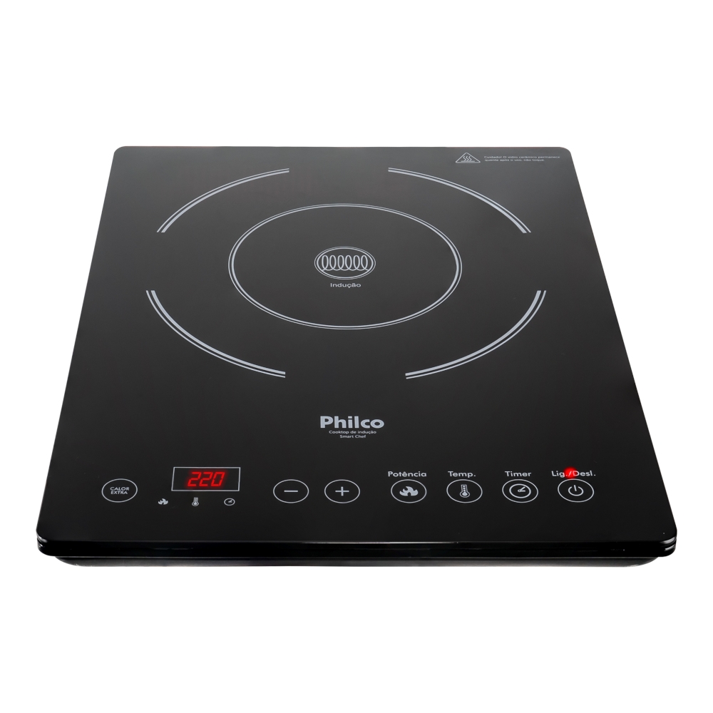 Cooktop 1 Boca por Indução Philco Smart Chef PCT01 com Multisom