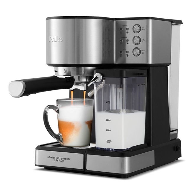 Ar Split 9000BTUS Inverter e Cafeteira Expresso Latte | Schumann